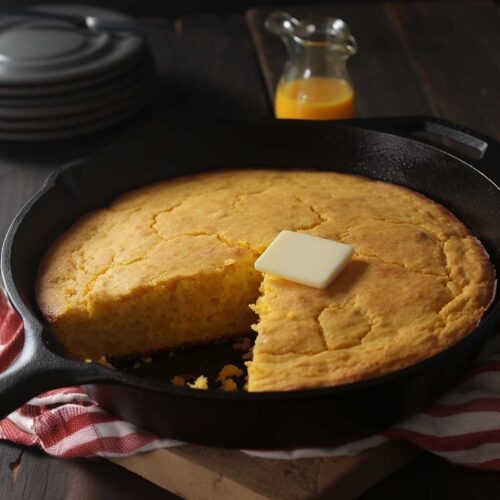 Cast Iron Cornbread - Dine Wild